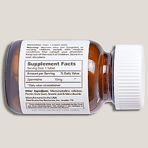 Moby Spermidine Supplement - Over 100x More Potent Than Wheat Germ Extract - 10mg Per Capsule - 99% Pure Spermidine - Clinically Tested - 3rd Party Tested - Made in The USA - 30 Day Supply