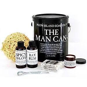 The Man Can All Natural Bath and Body Gift Set for Men