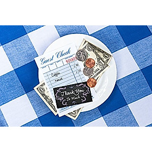 Chalkboard Colored Thank You Business Cards (3.5" x 2.0") with smooth satin finish - Box of 100 Cards