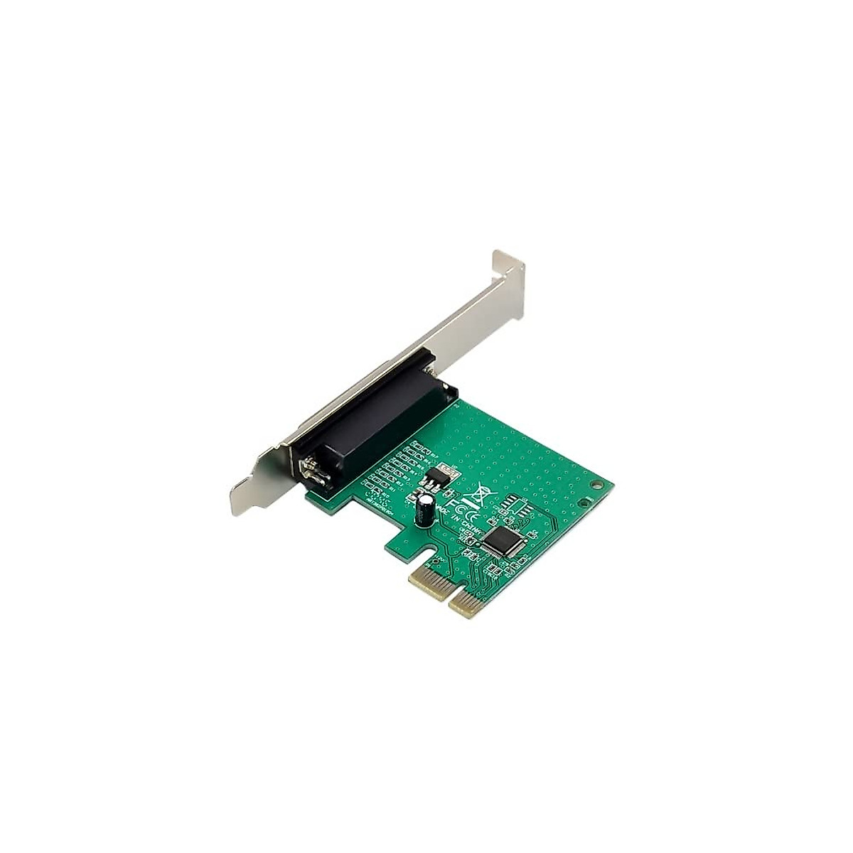 X-MEDIA XM-PEX-1P PCI-E 1-Port DB25 Parallel PCI Express (PCIe x1) Card - IEEE 1284 Parallel Adapter Card - WCH382L Chipset - Supports ECP/EPP/SPP