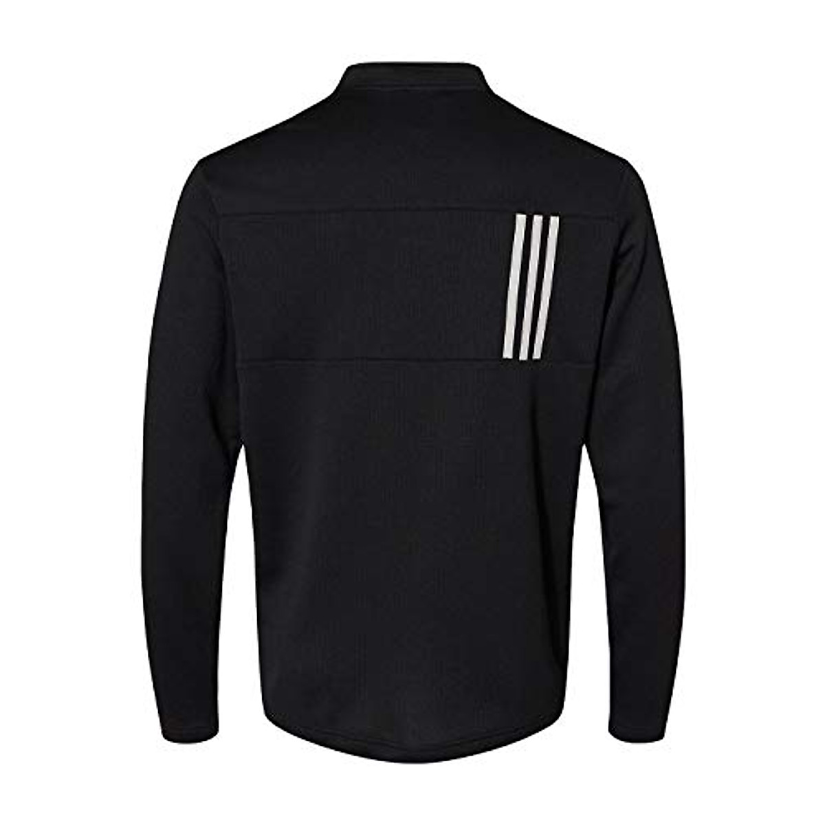 adidas - 3-Stripes Double Knit Quarter-Zip Pullover - A482 - XL - Black/Grey Two