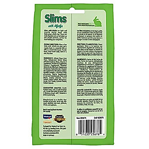 Vitakraft Slims with Alfalfa Rabbit, Guinea Pig & Small Animal Nibble Stick Treat, 1.76 oz