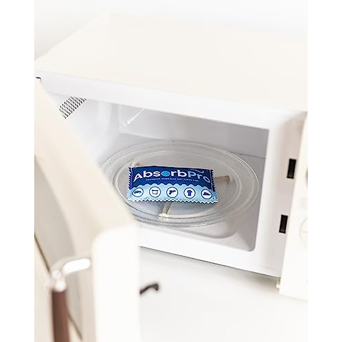 Absorb Pro - 100g (1-pack) Rechargeable Desiccant Pouch - Moisture Absorbing Bag - Dehumidifier for Bins, Totes, Safes, Cars, and Boats - Made from Silica Gel