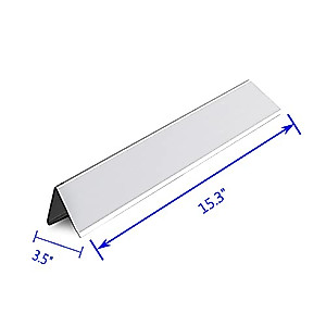 Folocy 15.3 Inch Grill Flavorizer Bars for Weber 7635, Flavor Bars BBQ Gas Grill Replacement Parts Accessories for Weber Spirit 200 Series E/S-210, E/S-220 Gas Grill with Front-Mounted Control, 3PCS