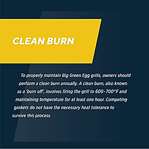 Rutland Products 99N12 Big Green Egg Replacement Gasket, 12 Foot, Large, Medium, Small and Mini, Fiberglass