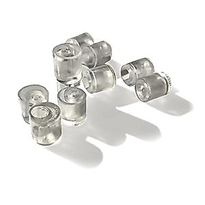 FastCap Clear Tall Euro Door Stops for Inset Doors (no Screws)