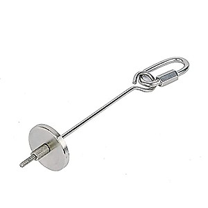 Bird Food Holder,Stainless Steel Bird Feeder, Parrot Bird Fruit Vegetable Stick Holder,Bird Treat Skewer,Foraging Toy(1 Small & 1Large)