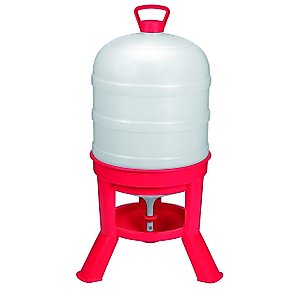 Little Giant® Plastic Dome Waterer | Heavy Duty Plastic Gravity Fed Poultry Waterer Container Tank | Chickens, Ducks & Other Birds for Hobbyists, Farmers and Ranchers | 10 Gallon