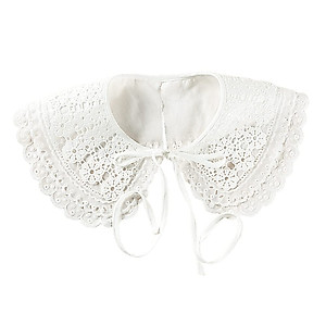 IZONHERE Lace Detachable Collar Vintage Costume Accessory Decorative Choker for Dresses and Shirt (Daisy)