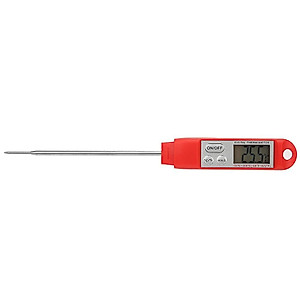 Probe Type Digital Instant Read Meat Thermometer, Waterproof Kitchen Food Cooking Thermometer with Backlight LCD, for BBQ Smoker Kitchen Grill Turkey Candy Milk Water