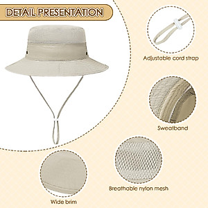 Century Star Baby Sun Hats Summer Beach Hats for Kids UPF 50+ Outdoor Wide Brim Sun Protection Hat Toddler Bucket Cap Blue 0-12 Months