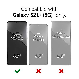 Crave Slim Guard for Galaxy S21+ Case, Shockproof Case for Samsung Galaxy S21 Plus, S21+ 5G (6.7 inch) - Forest Green