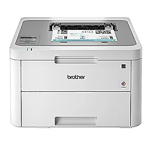 Brother HL-L3210CW USB & Wireless Digital Color Laser Printer for Home Business Office - Single-Function: Print Only - 600 x 2400 dpi, 250-Sheet Large Capacity, BROAGE Printer Cable