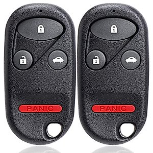 NPAUTO Key Fob Replacement Fits for Honda Accord & Acura TL 1998 1999 2000 2001 2002 2003 DIY Programming Keyless Entry Remote Control Car Key Fobs KOBUTAH2T, 72147-S0K-A02, 72147-S84-A03 (Pack of 2)