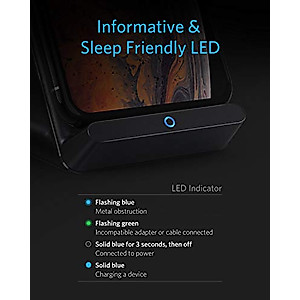 Anker 2 Pack 313 Wireless Charger (Stand), Qi-Certified for iPhone 14/14 Pro/14 Pro Max/13/13 Pro Max, 10W Fast-Charging Galaxy S20, S10 (No AC Adapter)