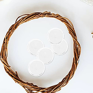 Cabilock 100pcs Decorations Coat Outdoor Heavy U Suction Self Kitchen Seamless Transparent Suspension Drop Hooks , Binding Clear Plastic .cm with Adhesive Disc Ceiling Holders