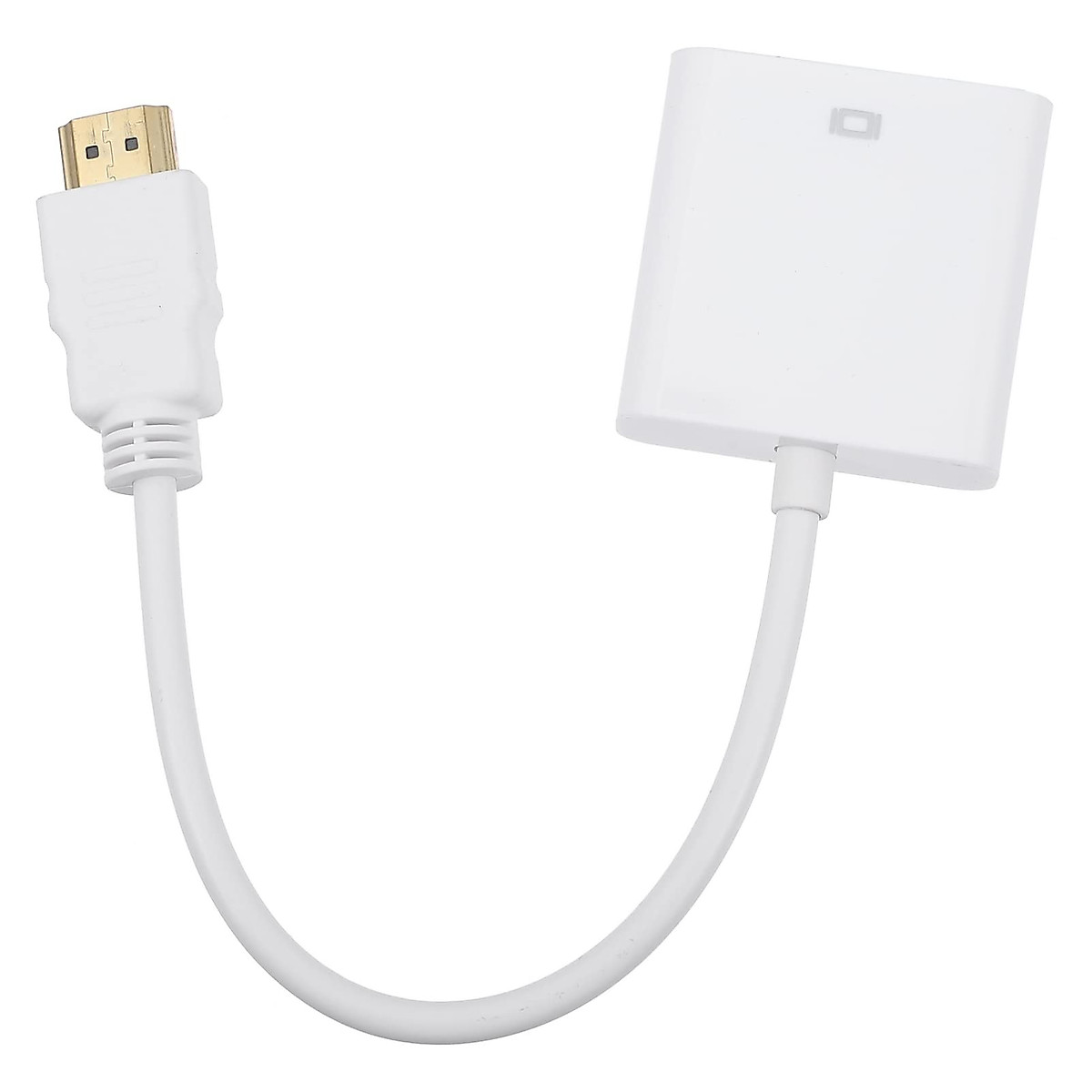 Milisten 3pcs vga cable Adapter Converter Home Converter Adapter Cable Video Output Adapter Cable Adapter Video Converter portable VGA Adapter abs 1080p white Multifunction Office Supplies