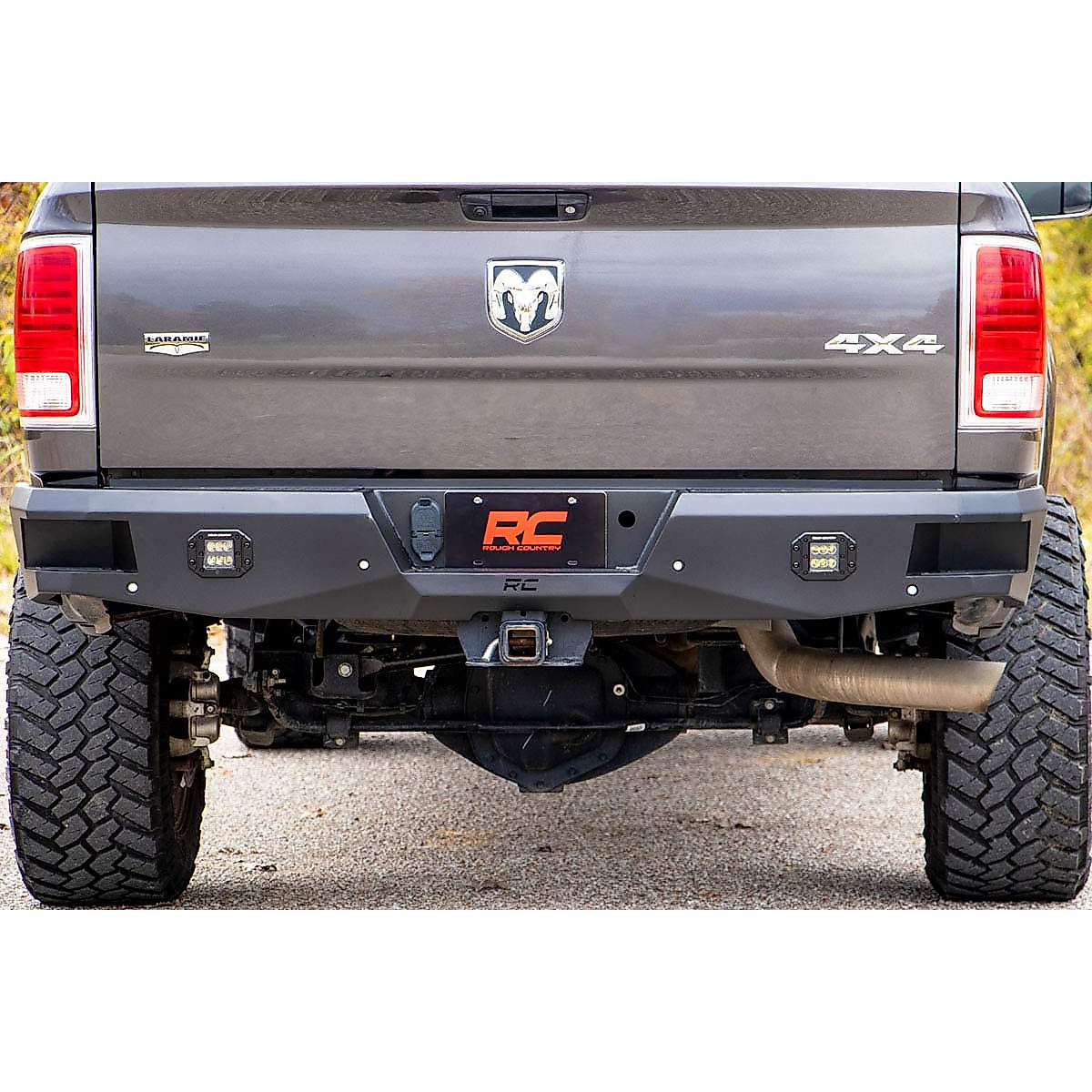 Rough Country Rear Heavy Duty LED Bumper for 2010-2024 Ram 2500/3500-10786A