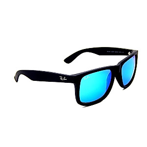 Ray Ban RB4165 622/55 Black/Blue Mirror 55mm Sunglasses