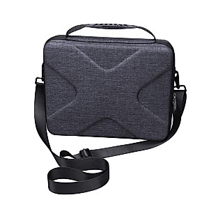 Aproca Hard Carrying Case Compatible with Sony Playstation 4 Slim (PS4 Slim) 1TB Console (Dark Blue-Lite Version)