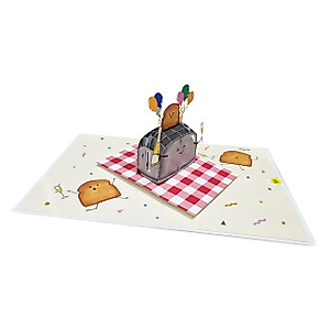 CENTRAL 23 Pop Up Cards Birthday Congratulations - A Little Toast To You - Wedding Cards For Bride And Groom - Funny Popup Cards For Men And Women - Party - Love Greeting Cards 3D