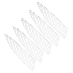 PATIKIL PP Safety Knife Cover Sleeves for 8" Chef Knife, 2 Pack Knives Edge Guard Blade Protector Universal Knife Sheath for Kitchen, White