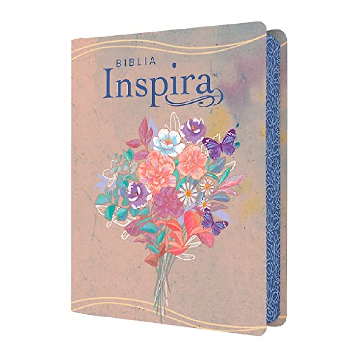 Biblia Inspira NTV (SentiPiel, Acuarela rosa): La Biblia que inspira tu creatividad (Spanish Edition)