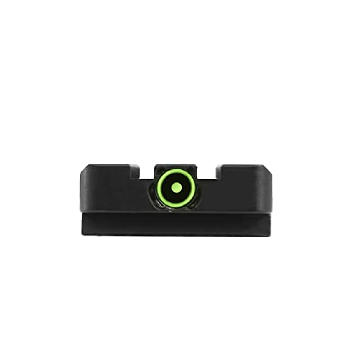 MEPRO FT Bullseye Rear, Fiber Optic and tritium Micro red dot Night Sight Compatible with IWI Masada 9,Green