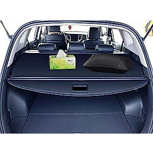 kongka Cargo Cover for 13-17 Ford Escape Cargo Cover Black Trunk Shielding Shade