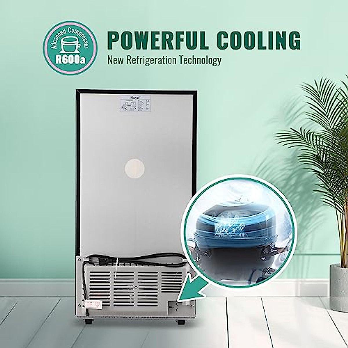 WANAI Compact Refrigerator 3.5 CU.FT Double Door Mini Fridge with Freezer Small Refrigerator with 7 Adjustable Temperature Side Door Wire Rack suit for Dorm Office Apartment Black