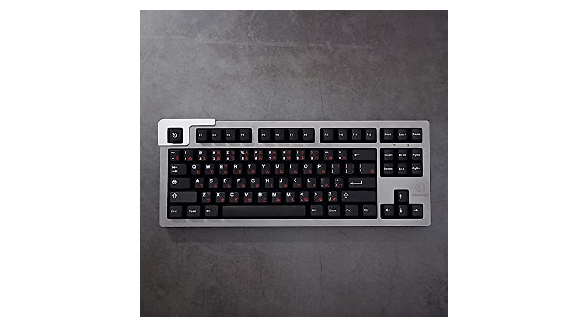 Tirpleshot Black Cherry Profile Keycap Set for Mechanical Keyboard