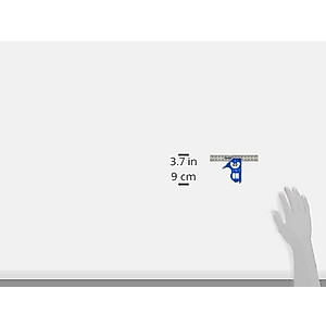 Empire Level E255M 6-Inch Pocket Combination Square With Stainless Steel Blade, Metric Graduations and True Blue Vial
