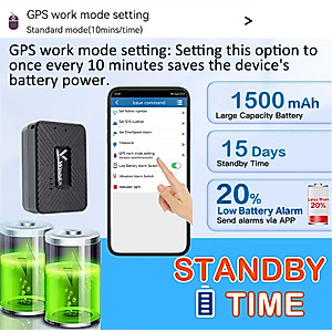 Zeerkeer Mini GPS Tracker for Vehicles Hidden Magnetic Mini GPS Locator Real-time Anti-Theft Micro GPS Tracking Device with App for Cars, Kids, Elderly, Wallet, Luggage