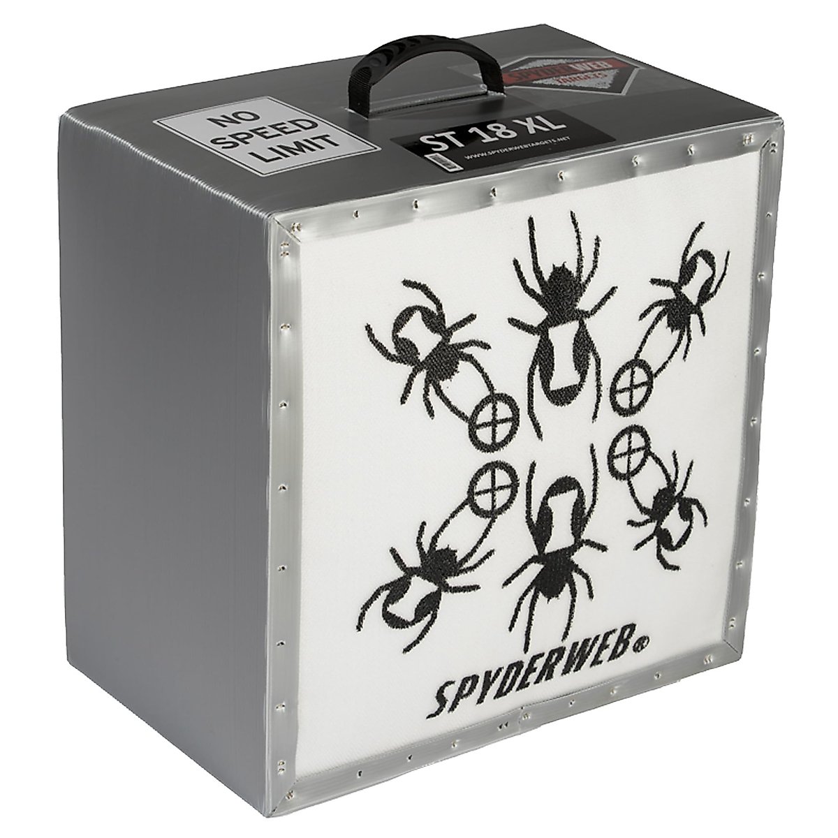 SpyderWeb ST18XL-Crossbow Archery Target for 500 FPS or More-18x18x14-Field Tip Only-No Speed Limit Stopping Power