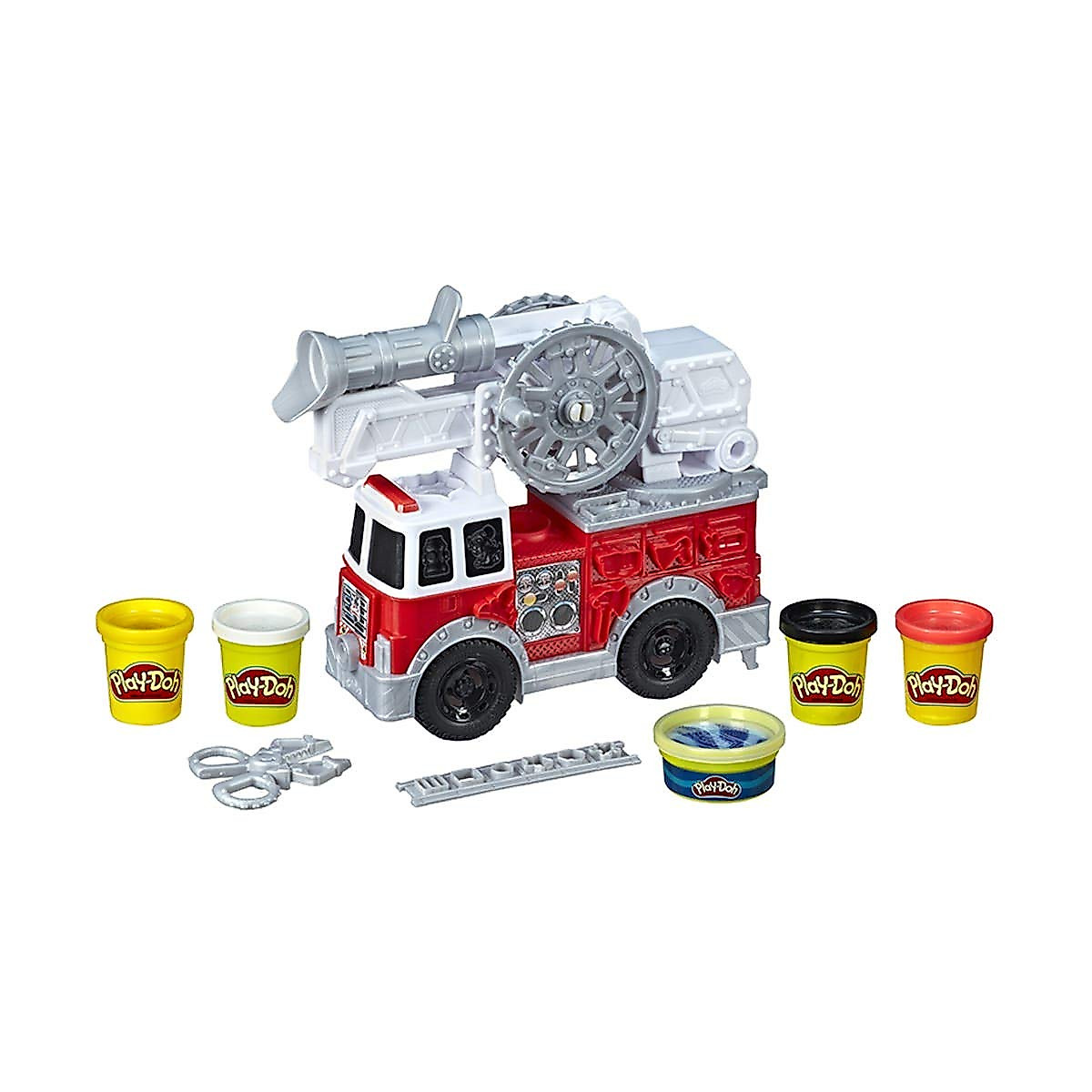 Play-Doh Wheels Firetruck Toy with 5 Non-Toxic Colors Including Play-Doh Water Compound (Amazon Exclusive)