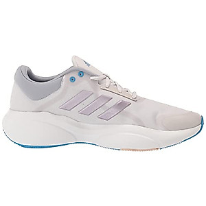 adidas Women's Response Running Shoe, Dash Grey/Matte Purple Metallic/Pulse Blue, 7