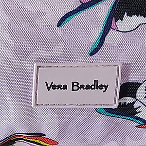 Vera Bradley Women's Recycled Lighten Up Reactive Hipster Crossbody Purse, Lavender Butterflies, One Size