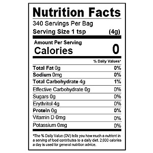 Sweet Nature Monk Fruit Golden Sweetener Non GMO Gluten Free Sugar Substitute Kosher 48 ounces (3 LB)