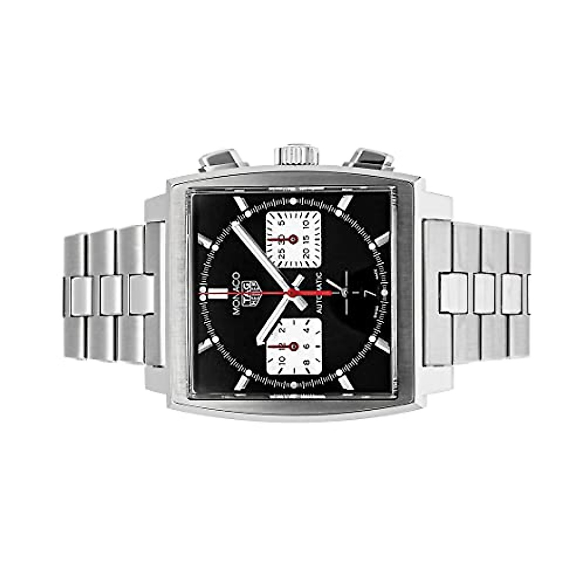 Tag Heuer Monaco Automatic Black Dial Watch CBL2113.BA0644 (Pre-Owned)