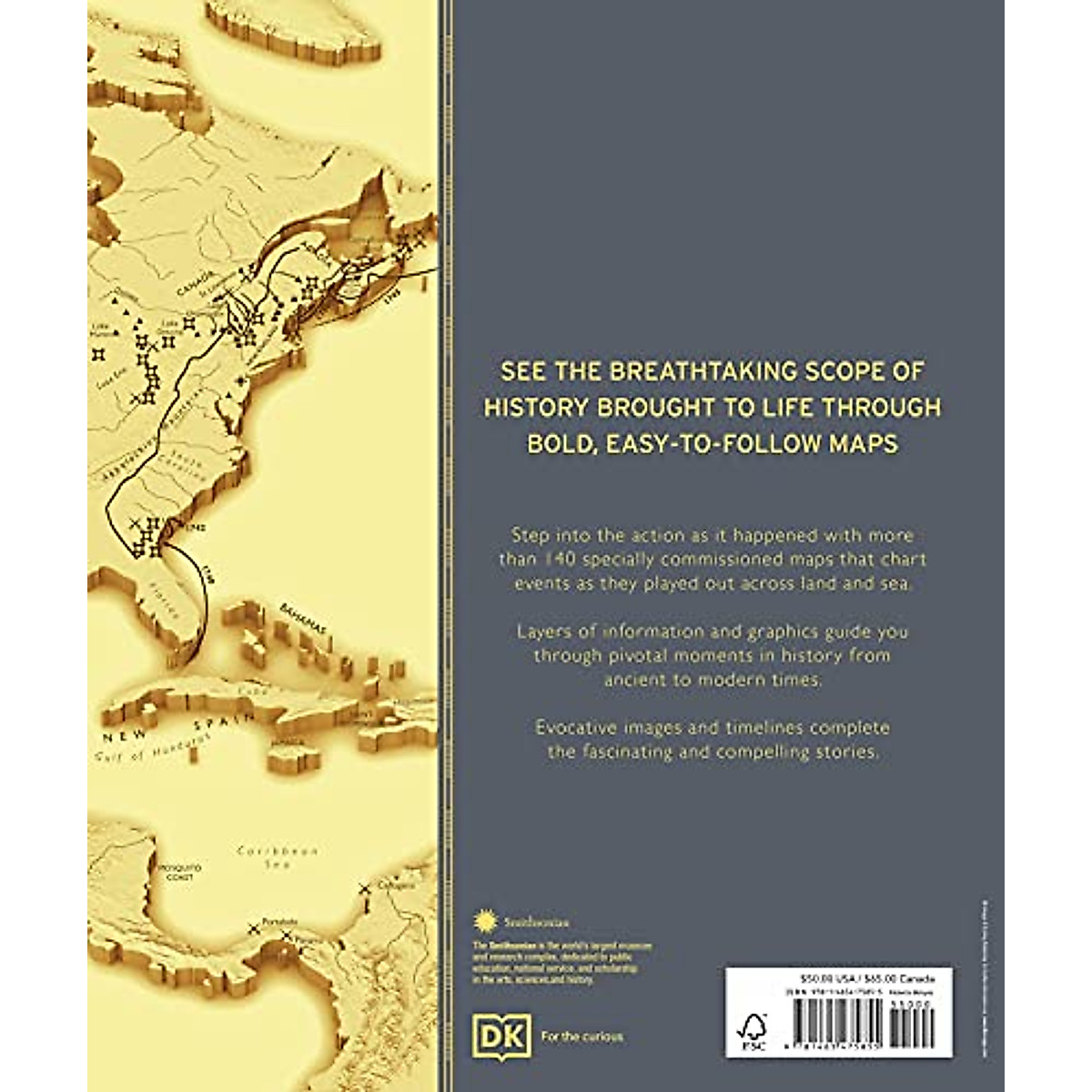 History of the World Map by Map (DK History Map by Map)