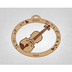 Viola, Viola Ornament, Personalized Viola Gift, Viola Christmas Gift