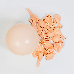 Macaron Orange Balloon Arch Garland-Macaron Orange Balloon Pink Balloon Metallic Gold Balloon 136Pcs for Wedding,Birthday,Gender Reveal,Baby Shower,Christmas Decoration