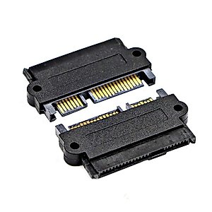 Wixine 2Pcs Main Board Small Port SAS Hard Disk Adapter SFF-8482 to SATA 22 Pin Adapter Card