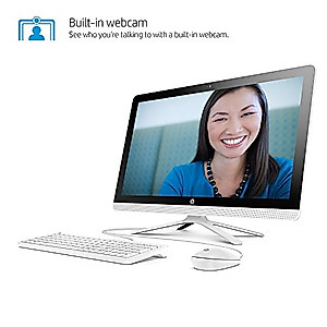 HP 24-g020 23.8" All-In-One Desktop (AMD A8-7410, 8GB RAM, 1 TB HDD, Windows 10 Home)