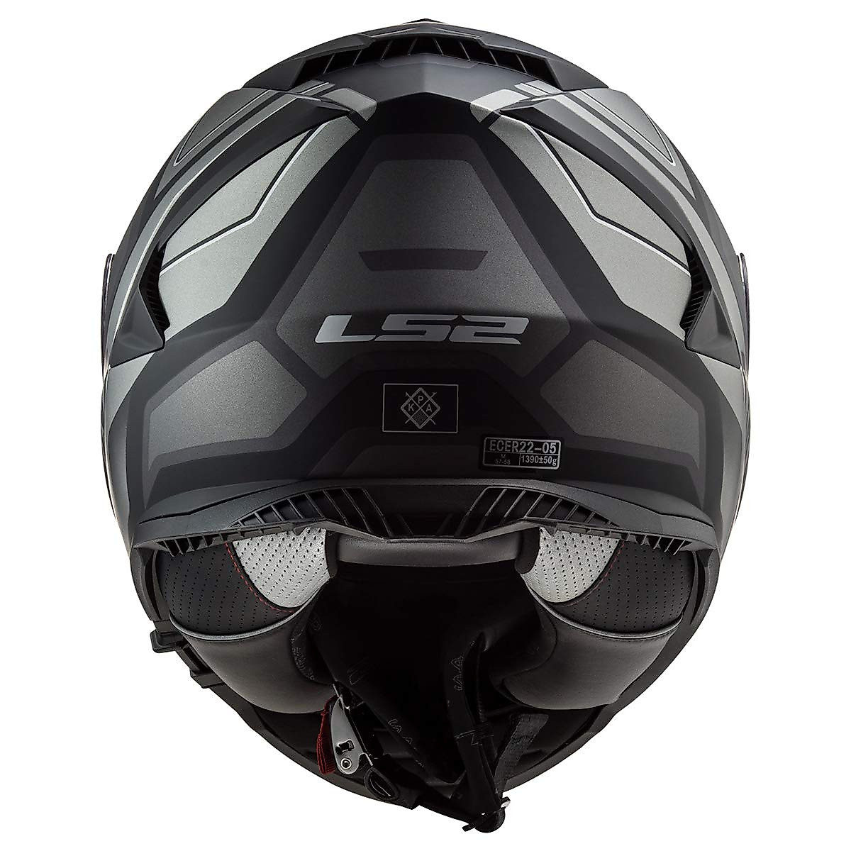 LS2 Helmets Assault Full Face Motorcycle Helmet W/SunShield (Petra Matte Black/Graphite/Gray - 2X-Large)
