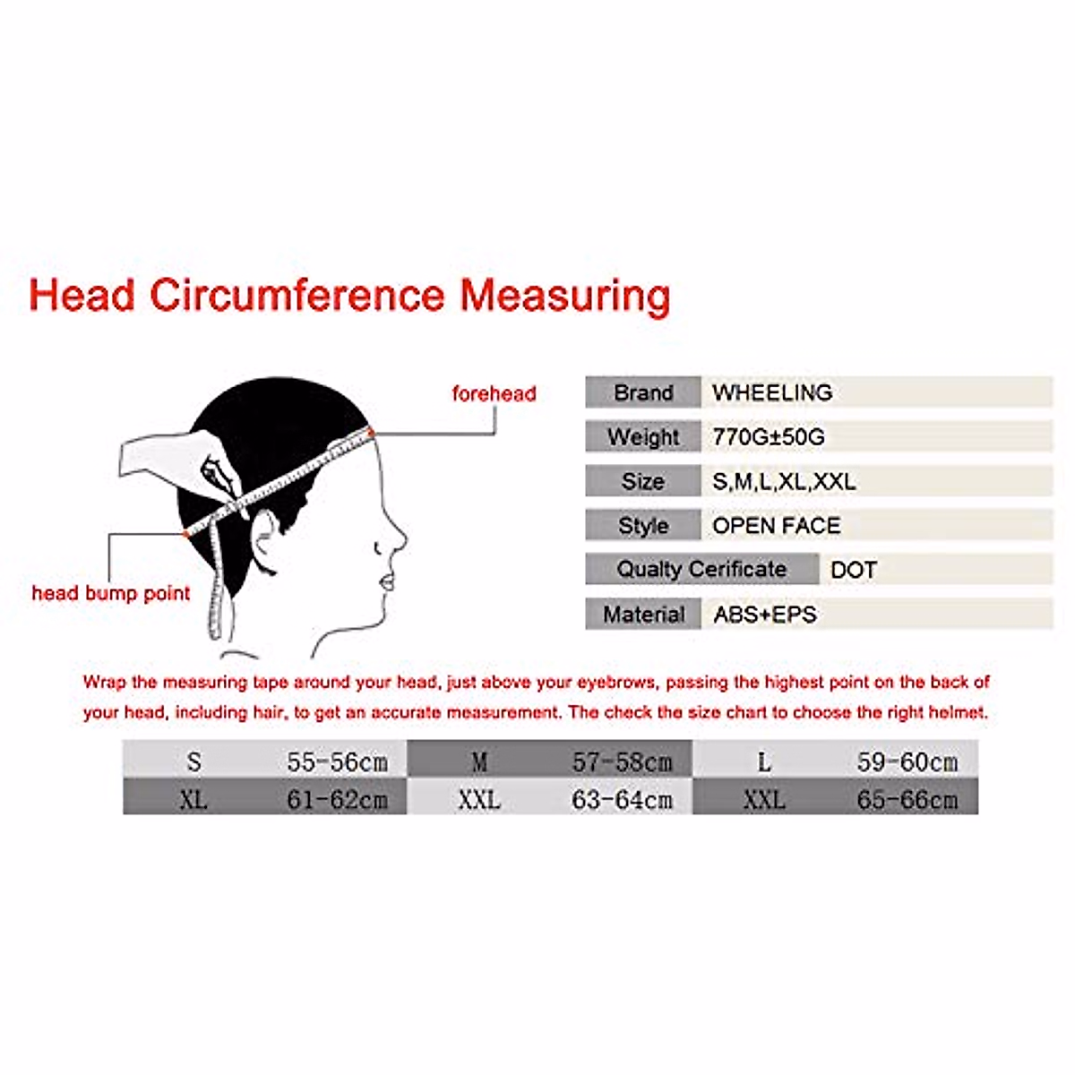 Wheeling Motorcycle Bike Biker ATV Visor Half Open Face Helmet DOT Approved Model 204 (Flat Balck Medium)