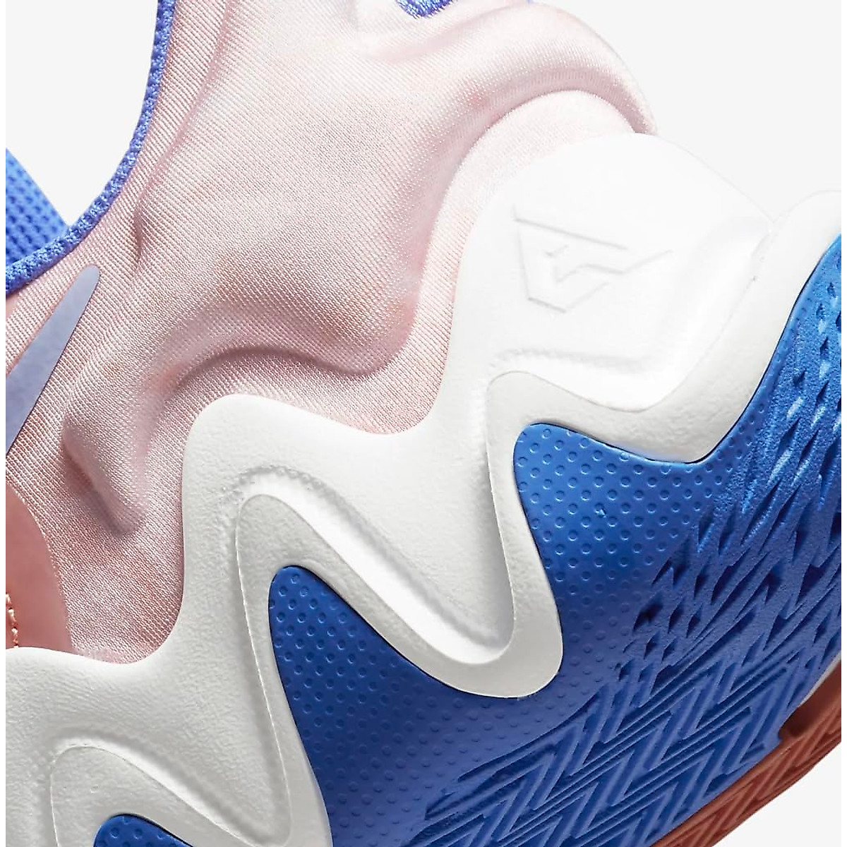 NIKE Men's Giannis Immortality Shoes Sneaker, Artic Orange Medium Blue, 15