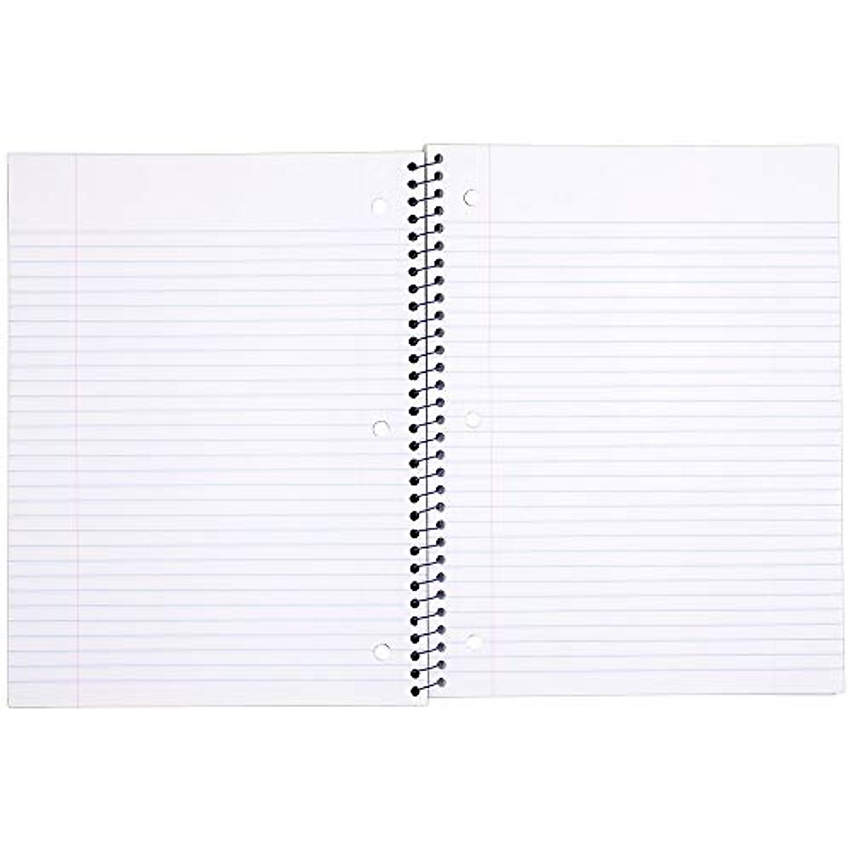 Mead Spiral Notebooks, 1 Subject, College Ruled Paper, 70 Sheets, 10-1/2" x 7-1/2", Shape It Up, Design May Vary, 3 Pack (38191)