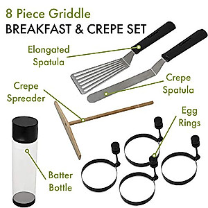 Cuisinart CGS-843 Griddle Breakfast and Crepe Set