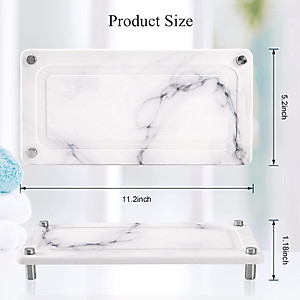 Home Sink Caddy - Instant Dry Sink Organizer for Prevents Moisture Buildup -Diatomaceous Earth Base for Bottle Drying Rack/Bathroom Sink Organizer- Aesthetics Design for Modern Home